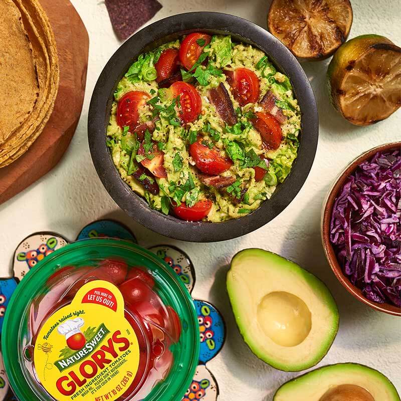 Easy BLT Guacamole with Glorys® - NatureSweet
