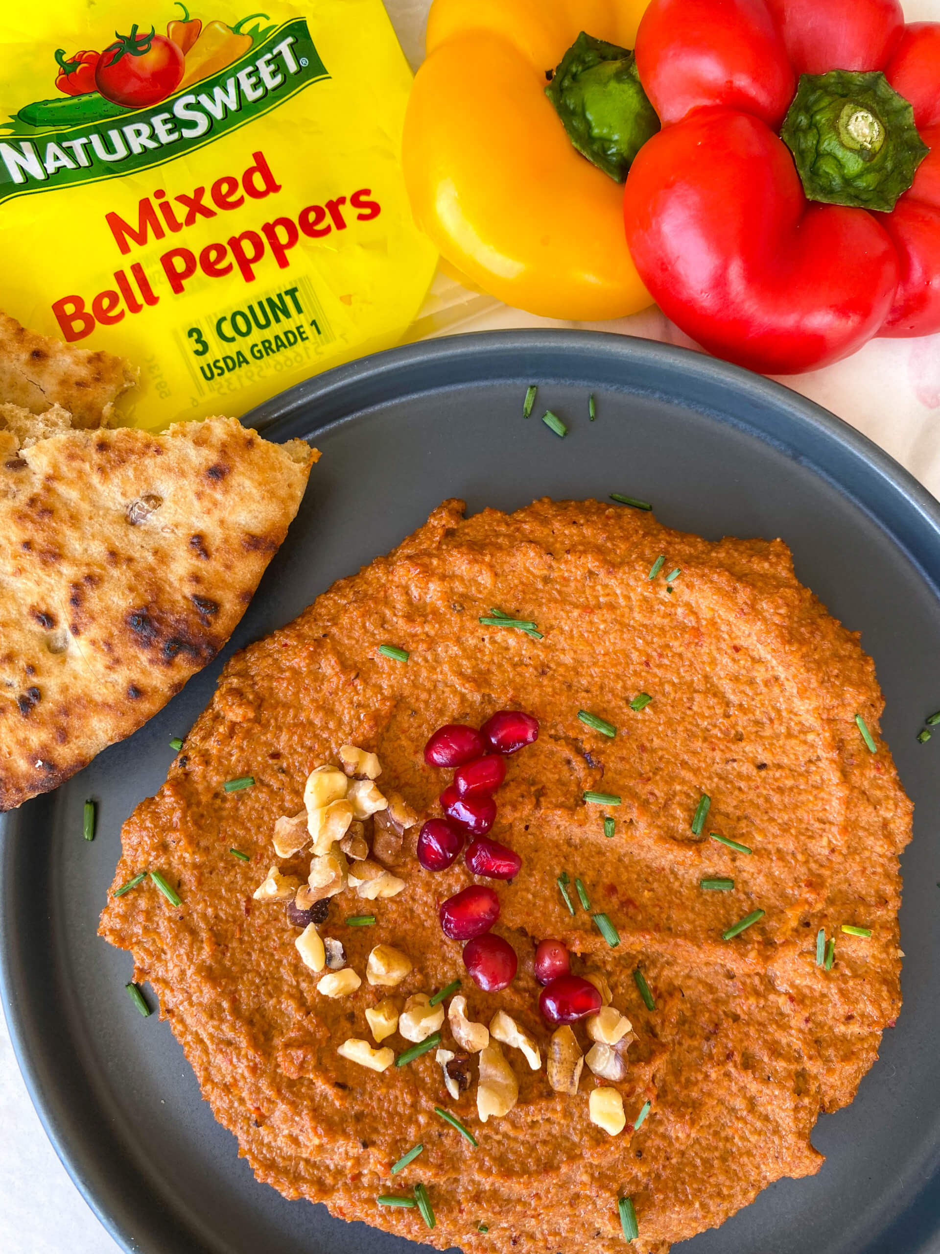 Tri-Color Pepper Muhammara - NatureSweet